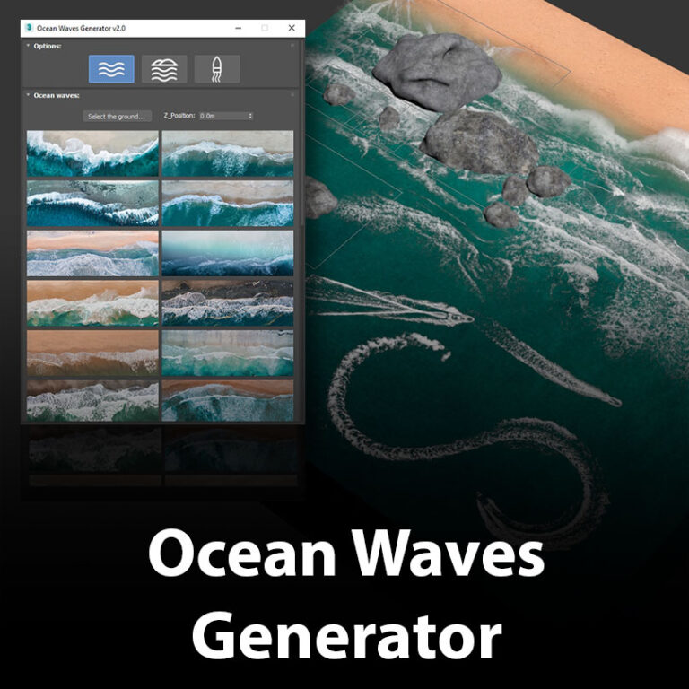 Ocean Waves Generator • ArchvizTools