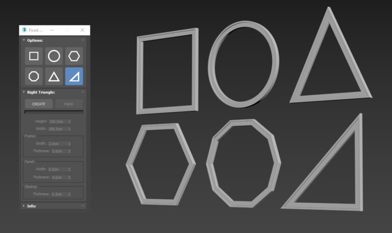 Fixed Windows Generator • ArchvizTools
