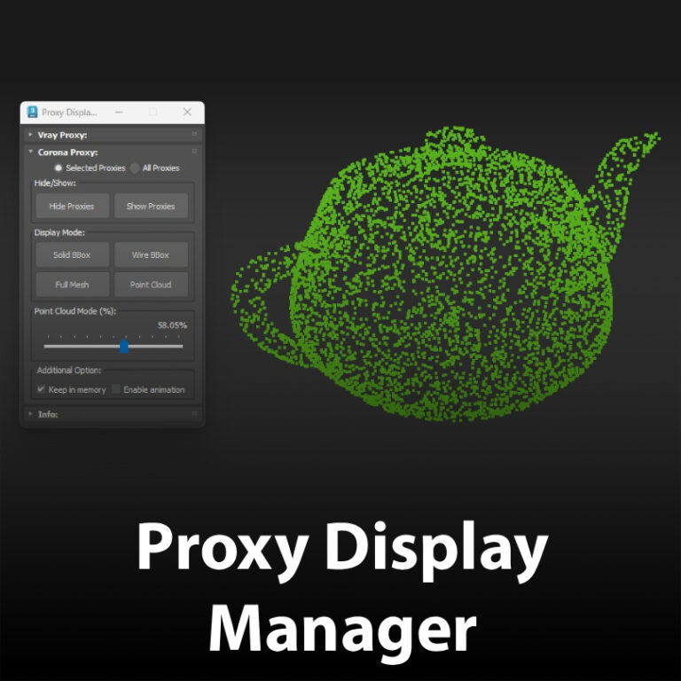 Proxy Display Manager • ArchvizTools